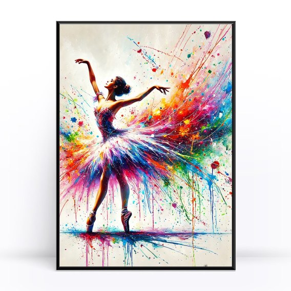 Plakat Tancerka Baletowa - Nowoczesny Akcent